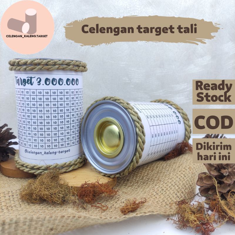 Tiktok viral target Piggy Bank aesthetic Rope Piggy Bank | Shopee Malaysia