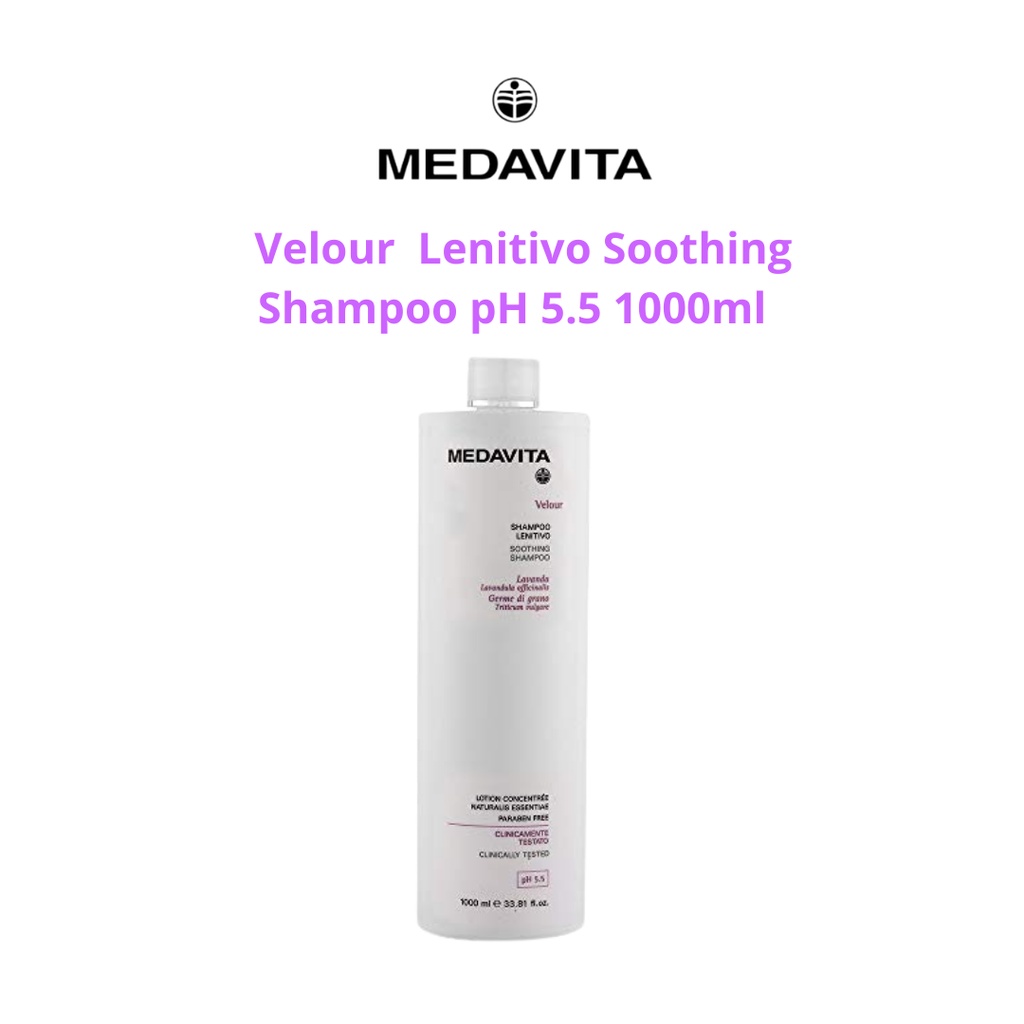 Medavita Velour Lenitivo Soothing Shampoo pH 5.5 1000ml | Shopee Malaysia
