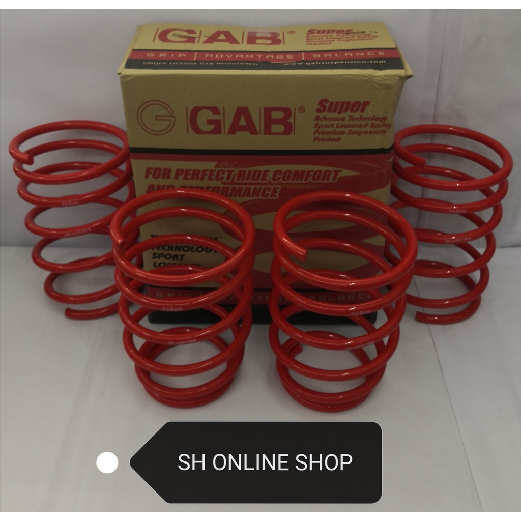 GAB Sport Coil Spring for Honda City SX8 1996-2002 Year (1Set=4pcs ...