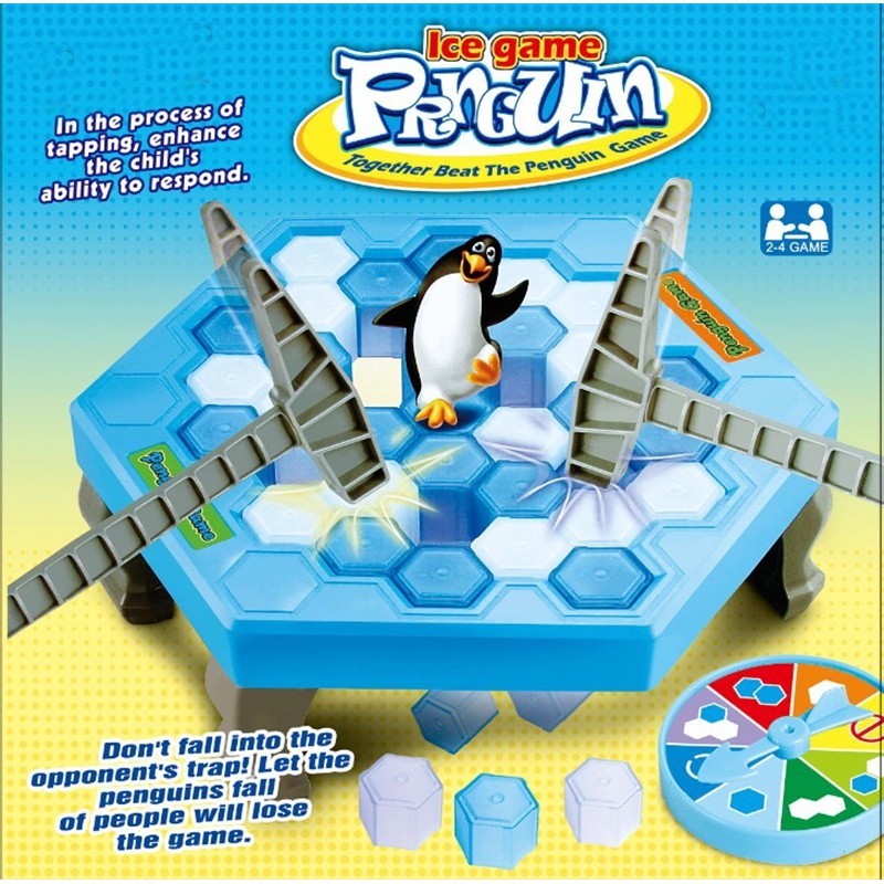 Penguin Trap Ice Breaker Interactive Family Fun Table Board Game Toys ...