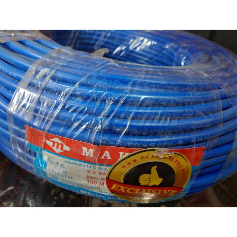Retail Mic cable 2x20 Stereo microphone per meter flexible Makita brand ...