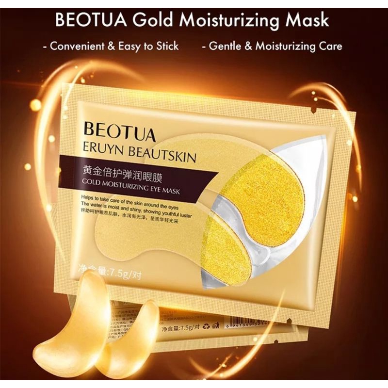 BEOTUA Gold Moisturizing Eye Mask 1's | Shopee Malaysia