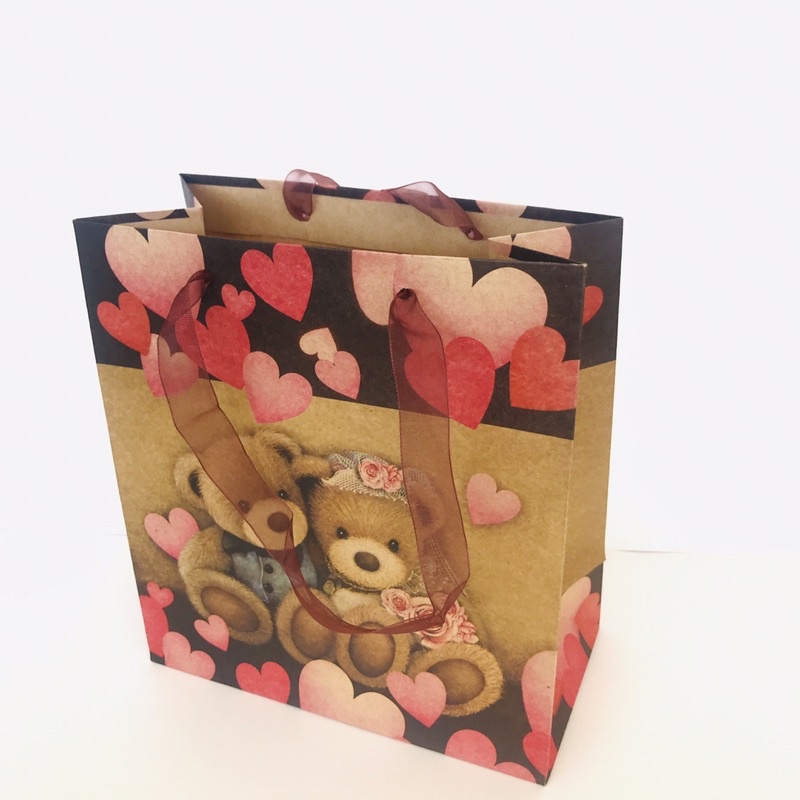 Teddy Bear Paper Bags (Pack 10 pieces) | Shopee Malaysia
