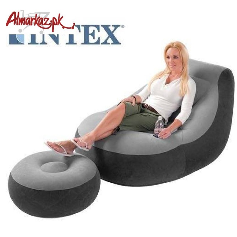 🔥BIG SET🔥 INTEX 68564 Ultra Lounger Inflatable Relaxing Air Chair Sofa ...