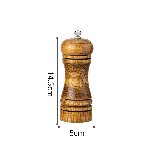Salt Pepper Wooden Manual Grinder Black Paper Wood Grinder Lada ...