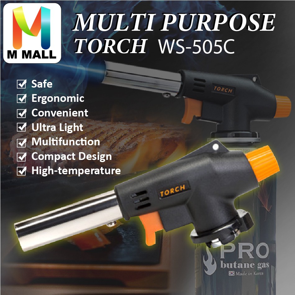 MMALL Multipurpose Camping Gas Multipurpose Torch Butane Burner Welding ...