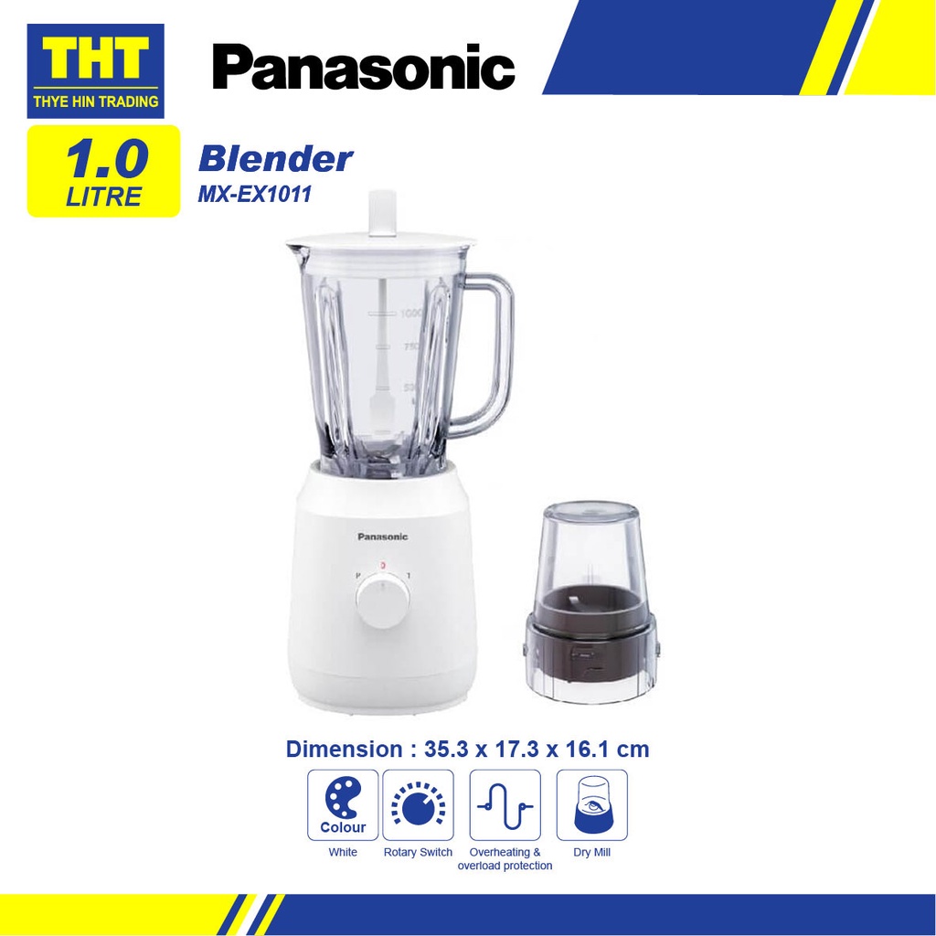 PANASONIC 1.0L Blender MX-EX1001 / MX-EX1011 / MX-EX1031 | Shopee Malaysia