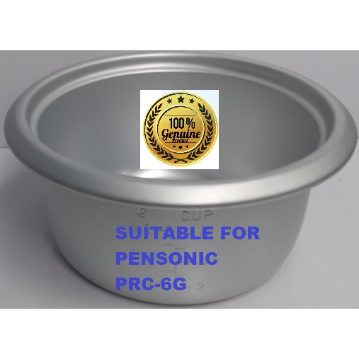 Pensonic Aluminium Type Inner Pot Inner Pan For Model PRC-6G (Original ...