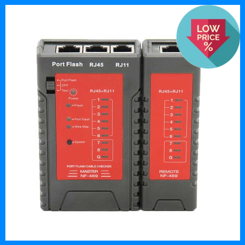 NF-469 Network Cable Tester RJ45 RJ11 Tester for Ethernet LAN Cable ...