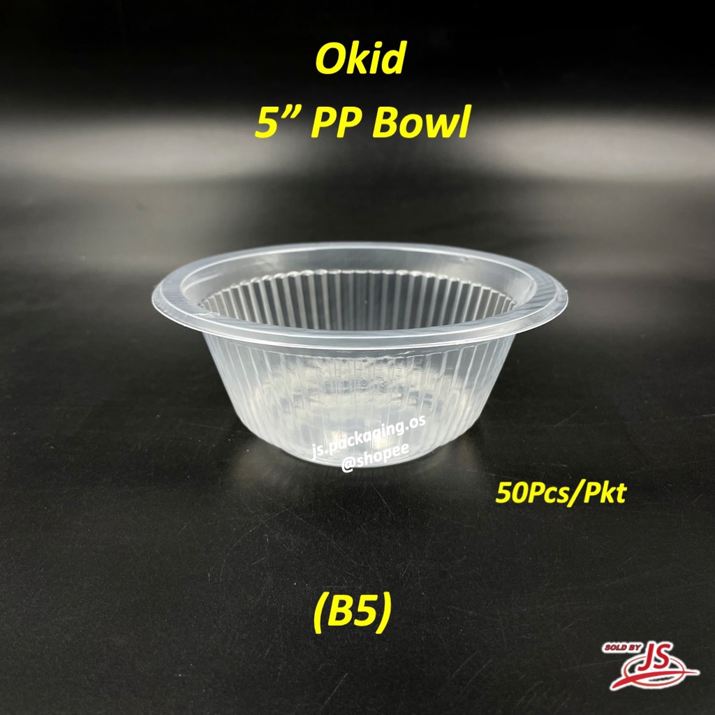 Bowl Disposable PP Plastic Bowl 4"/5"/6" [50/100pcs±] Mangkuk Plastik ...