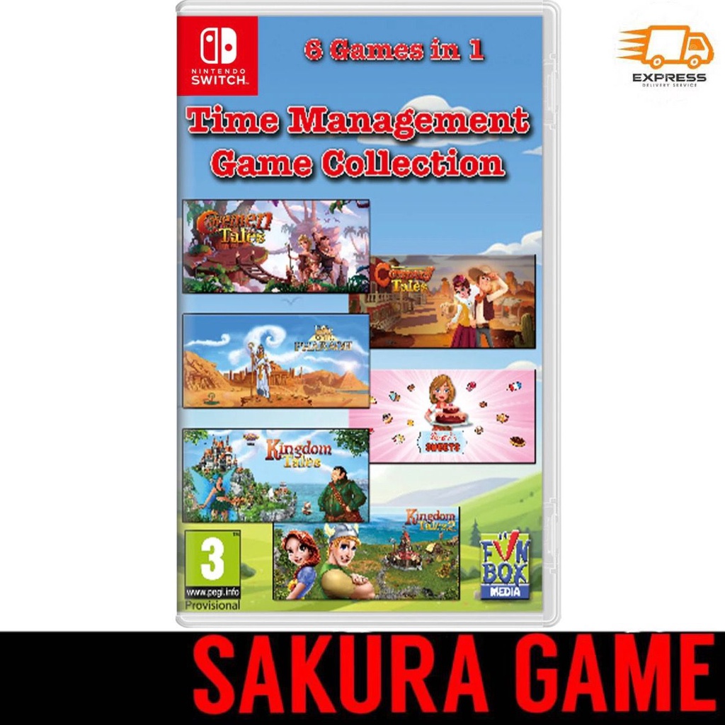 Nintendo Switch 6 In 1 Time Management Game Collection [EU ENG/CHINESE ...
