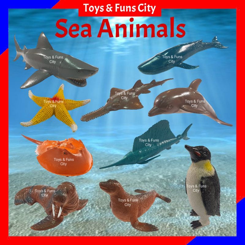🐳Sea Animals Model Toy🐋海洋动物🐬 | Shopee Malaysia