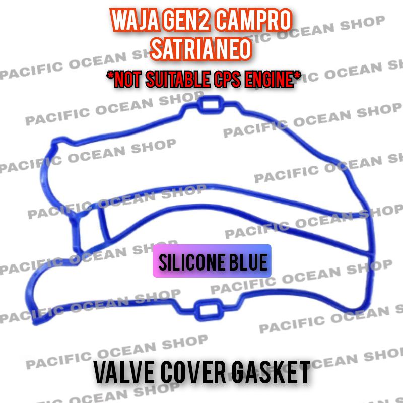 VALVE COVER GASKET PW811643 SILICONE BLUE PROTON GEN2 WAJA CAMPRO ...