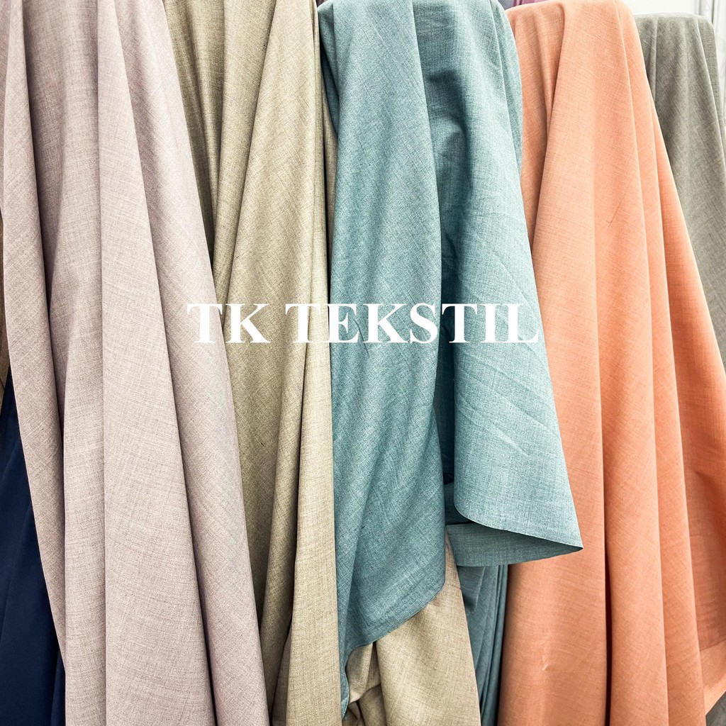 Mix Toyobo Finesh Plain Cotton Fabric Width 60 " / Kain Cotton Jenama ...