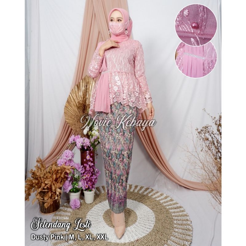 Beautiful Kebaya | Modern KEBAYA SET / TILLE SELENDANG LESTI / KEKANAN ...