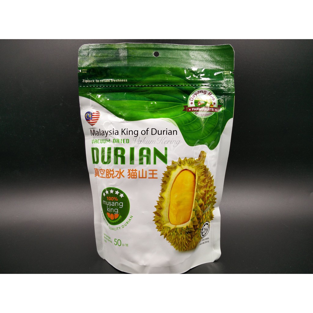 Dayang Ros Vacuum Dried Durian 50g | Shopee Malaysia