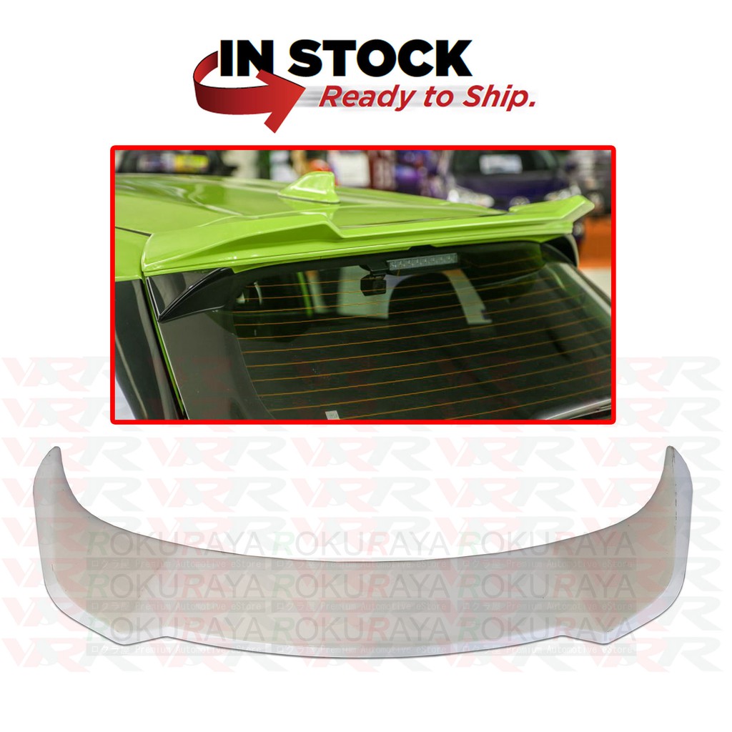 Toyota Yaris (2019 Add On OEM Spoiler) Original ABS Plastic SE Rear ...