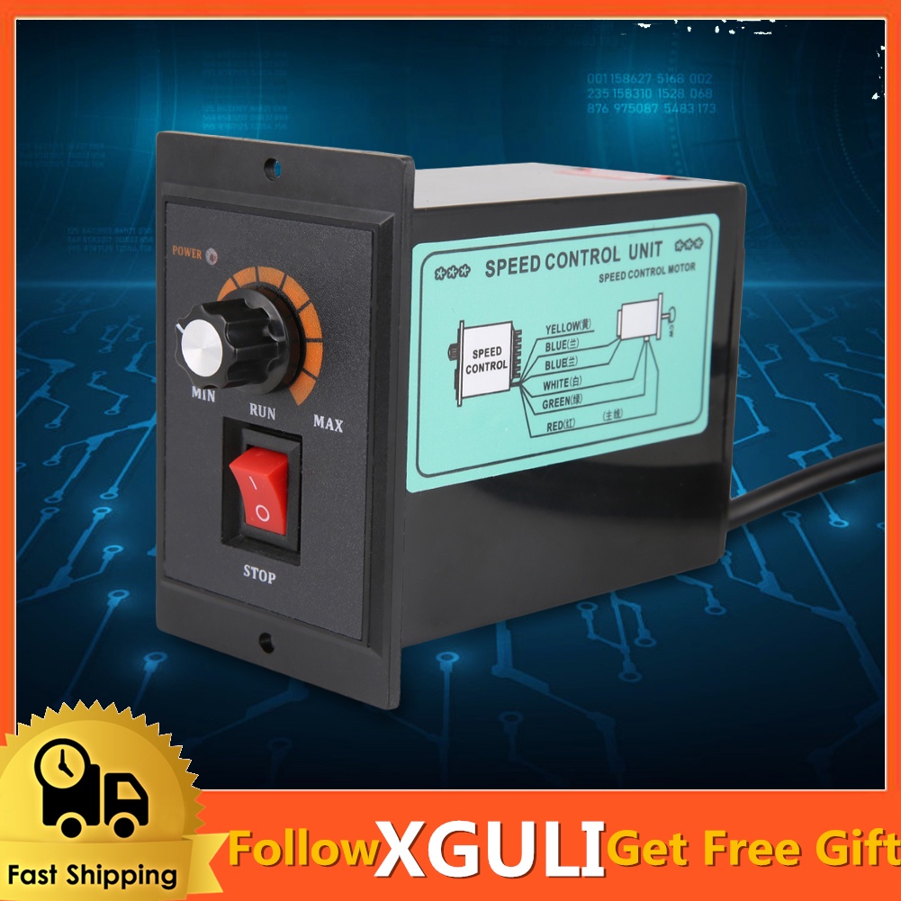 [Ready Stock] AC 220V 50/60Hz Single Phase Speed Controller Electric ...