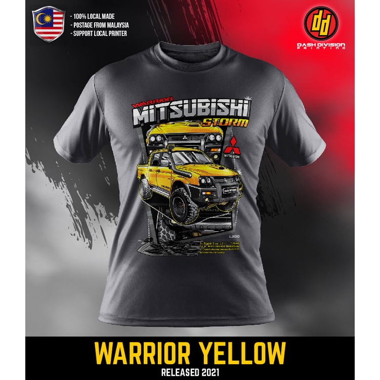 BAJU / TSHIRT - MITSUBISHI STORM WORRIOR - JERSEY | Shopee Malaysia