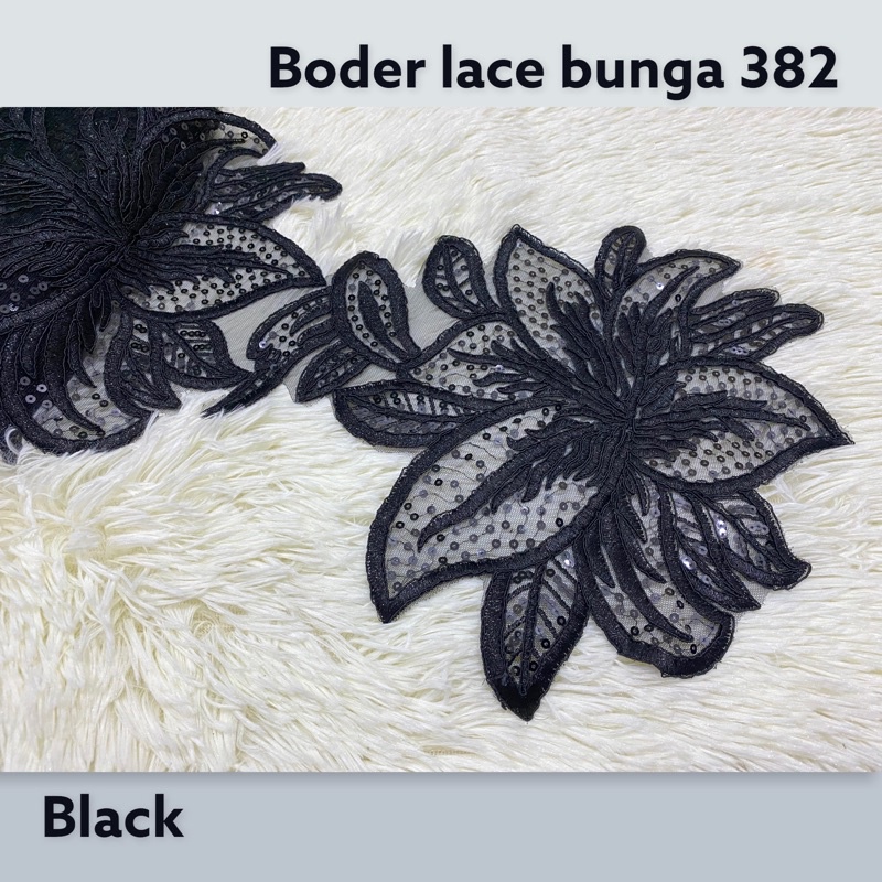 [ READY STOCK ] 2 SIZE/ Boder lace flower/ border lace/ flower patch ...
