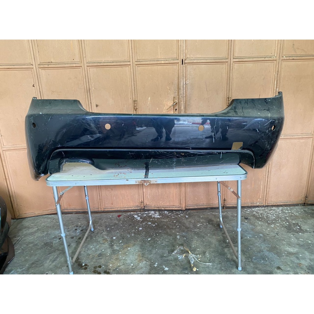 bmw e60 rear bumper belakang m sport used 2nd hand pp fit untuk bmw e60 ...