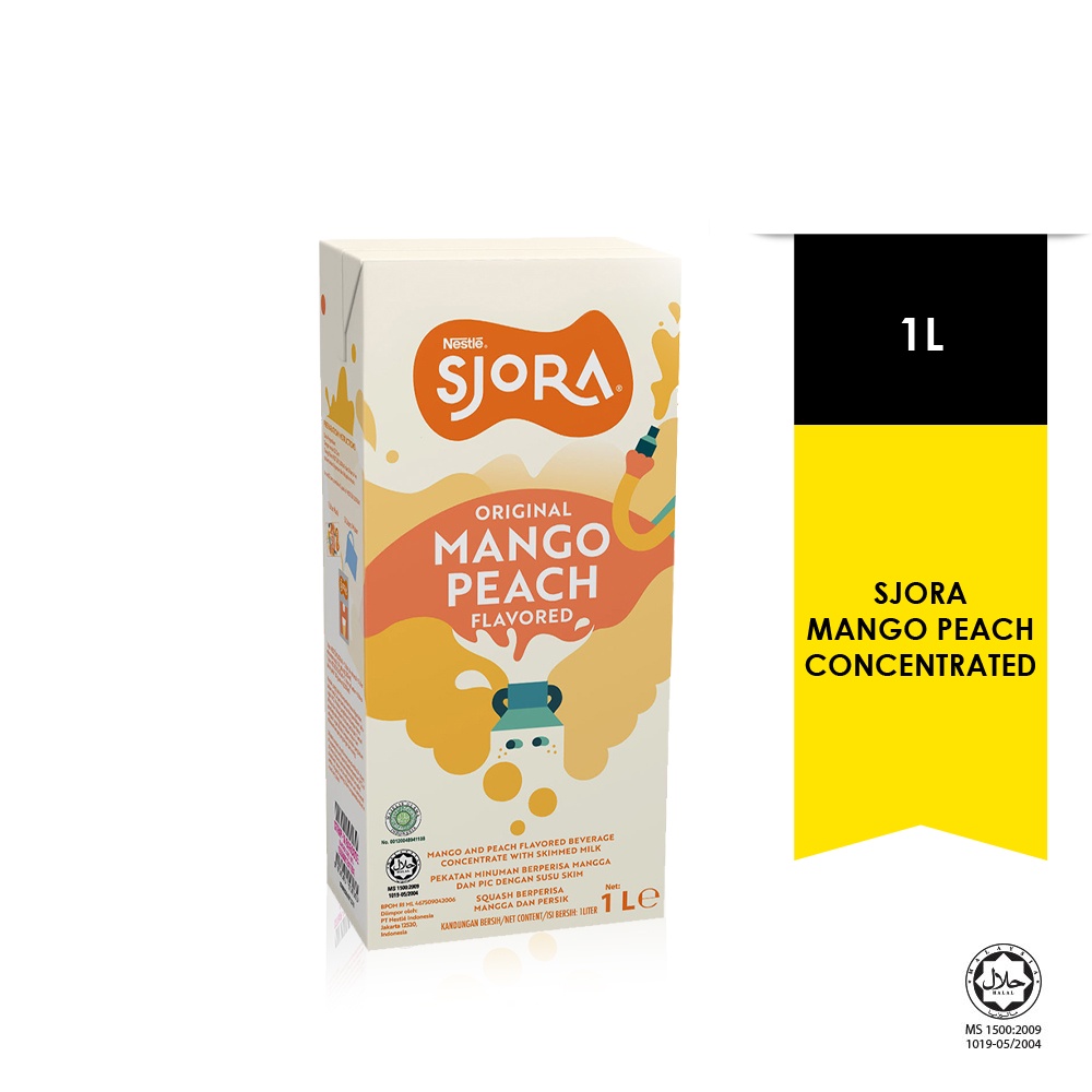 SJORA Mango Peach Concentrate - 1L | Shopee Malaysia