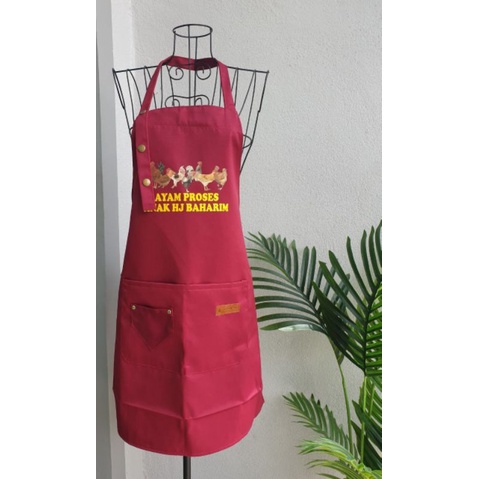 🔥Apron Viral|Apron Cetak Logo|Apron Letak Nama|Apron Kedai Makan🔥 ...