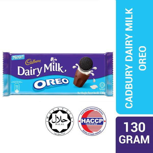 [Ready Stock] Cadbury Dairy Milk Chocolate Oreo 130G | Shopee Malaysia
