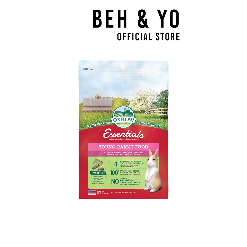 Oxbow Essentials Young Rabbit Food (10 lb) - 4.53 kg | Shopee Malaysia