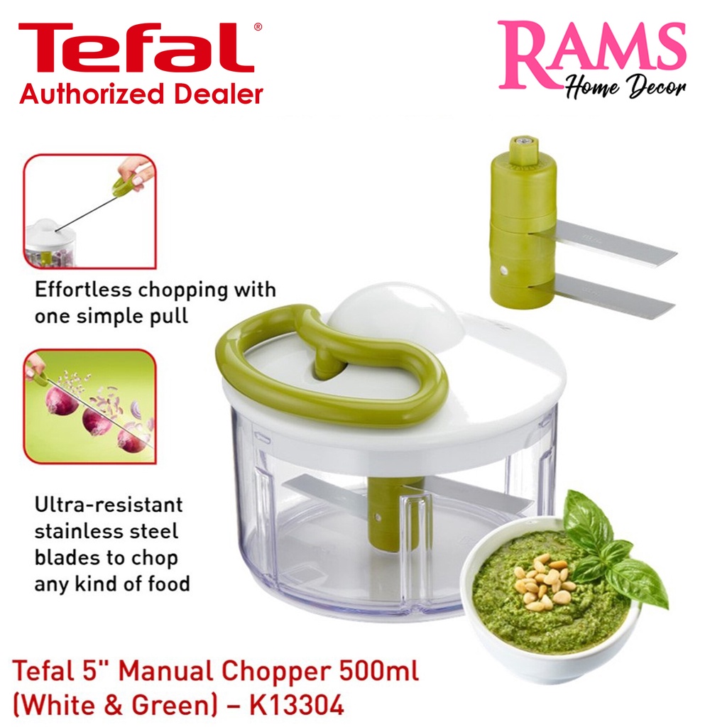Tefal 5 Second Manual Chopper / Manual Food Chopper - 500 ml | Shopee ...