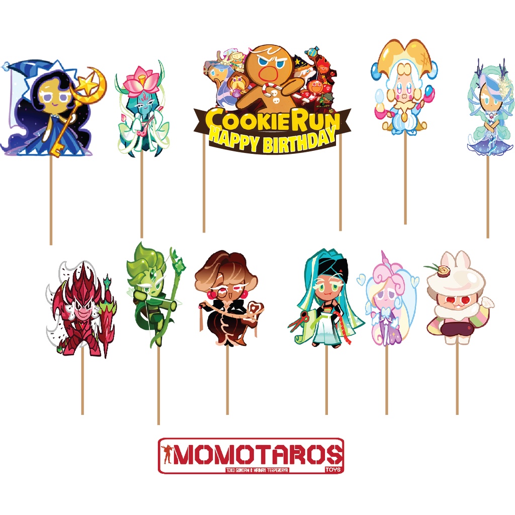 Cookie Run Kingdom cake Topper set | Shopee Malaysia