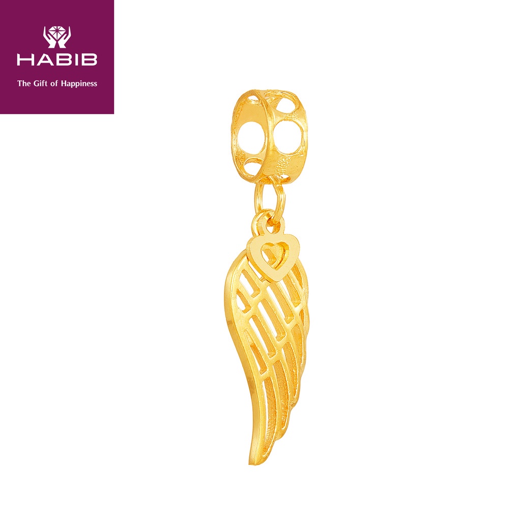 HABIB Angel Gold Charm, 916 Gold | Shopee Malaysia