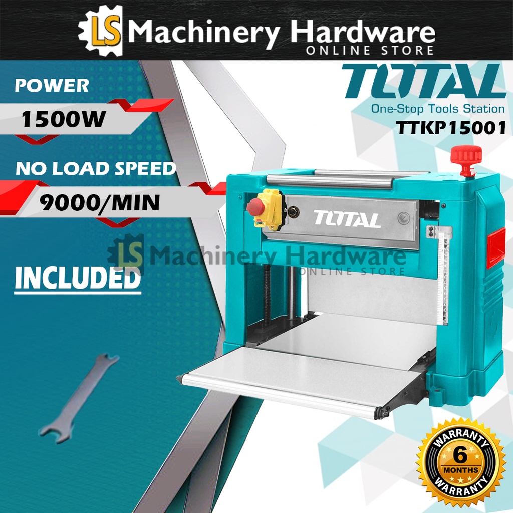TOTAL Thickness Planer (1500W) TTKP15001 - 6 Months Warranty | Shopee ...