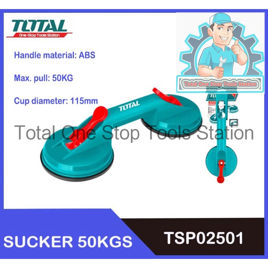 TOTAL Sucker 50KG Glass Sucker Suction 50KG Premium Industrial TOOLS ...
