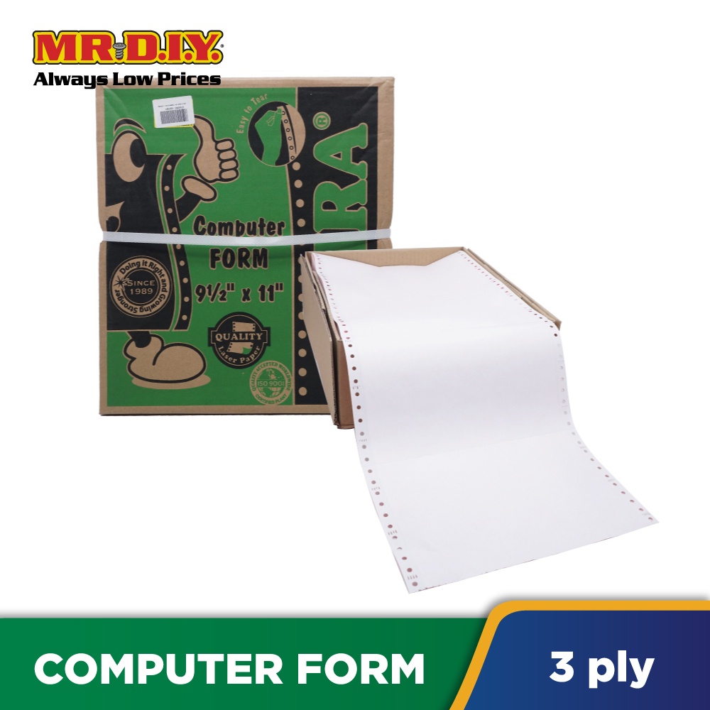 AKIRA 3 Ply NCR Computer Form 9.5 x 11 Inch (230 Sheets) | Shopee Malaysia