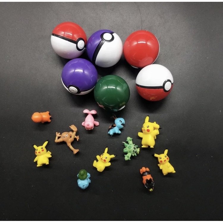 Pokemon Pokeball with mini figures (Random figures) *includes legendary ...