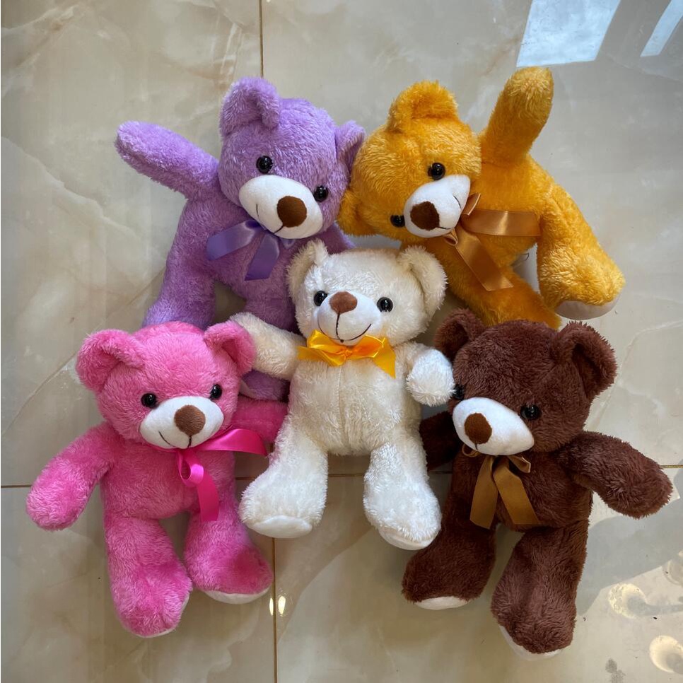 25cm Stuffed Animal Teddy Bear Baby Doll Friend Soft Plush Toy Birthday ...