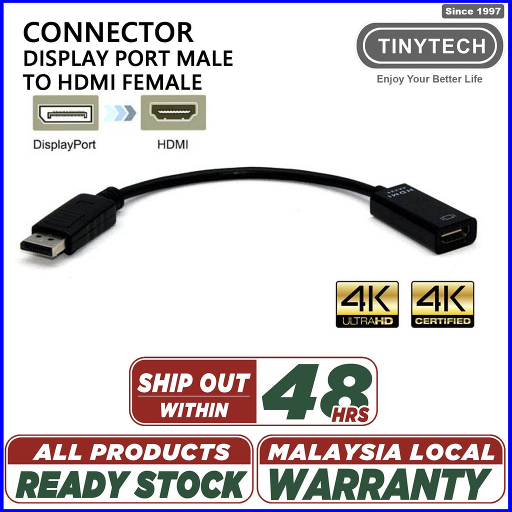 Display Port Male to Female HDMI Converter 4K*2K 20pin Display Port ...