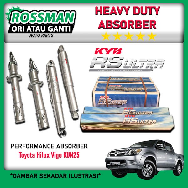 Toyota Hilux Vigo KUN25 KYB Ultra RS Performance Absorber Original ...