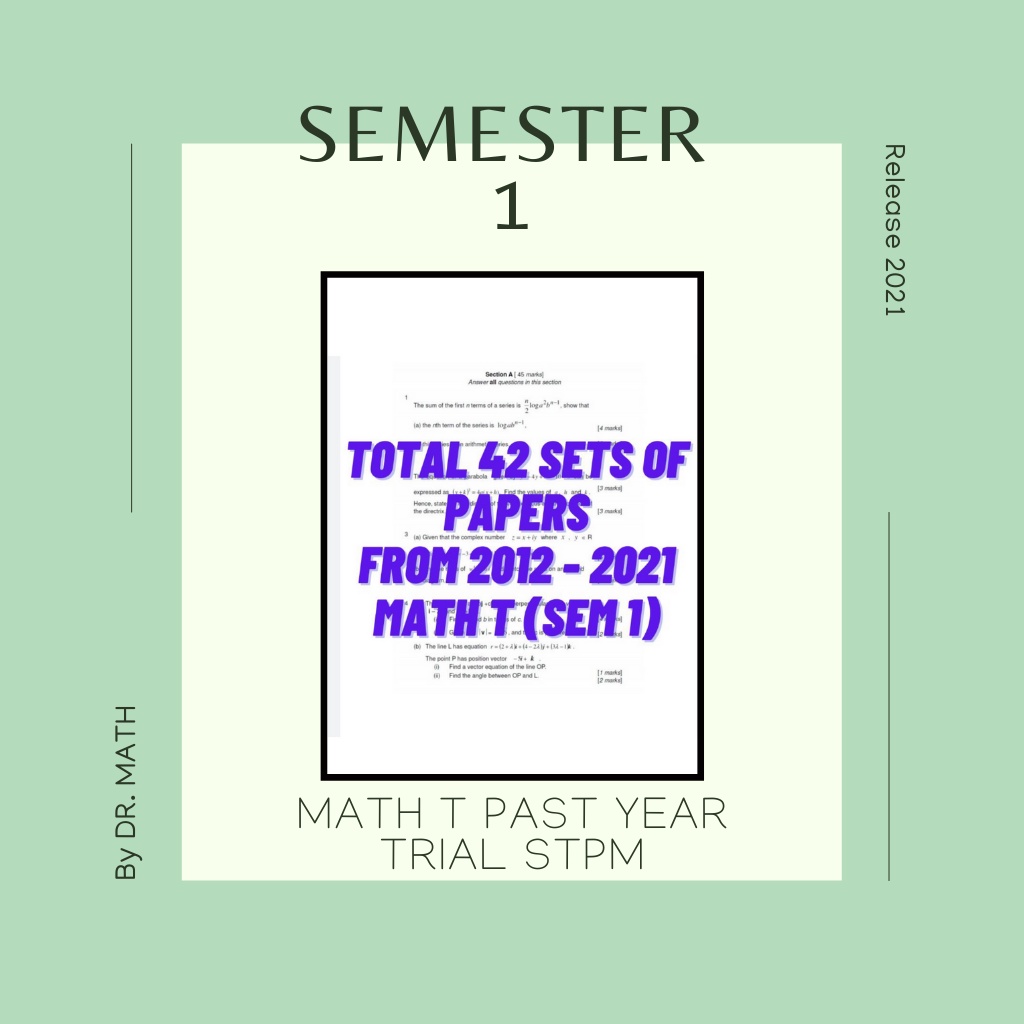 [Dr. Math] STPM Mathematics t term 1 (Math T) Math T Past Year Exam ...