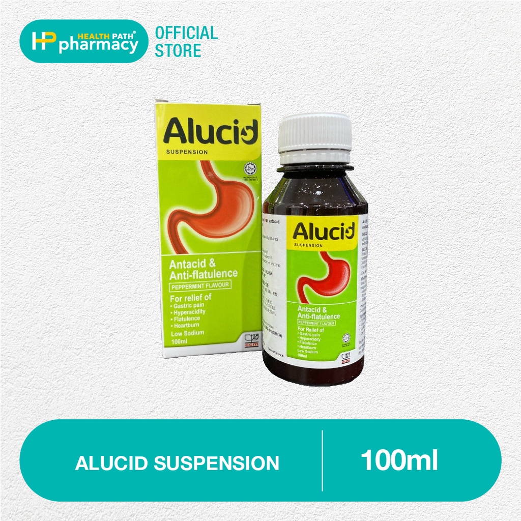 Alucid Suspension (100ml) exp 05/2024 | Shopee Malaysia