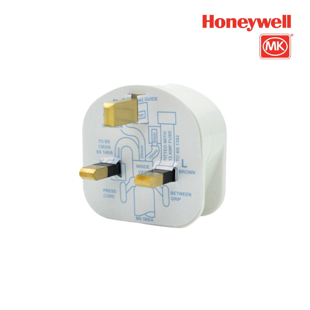MK 13A 15A 3 Pin Plug Top / 3 Way 13A Adaptor with SIRIM [Ready Stock ...