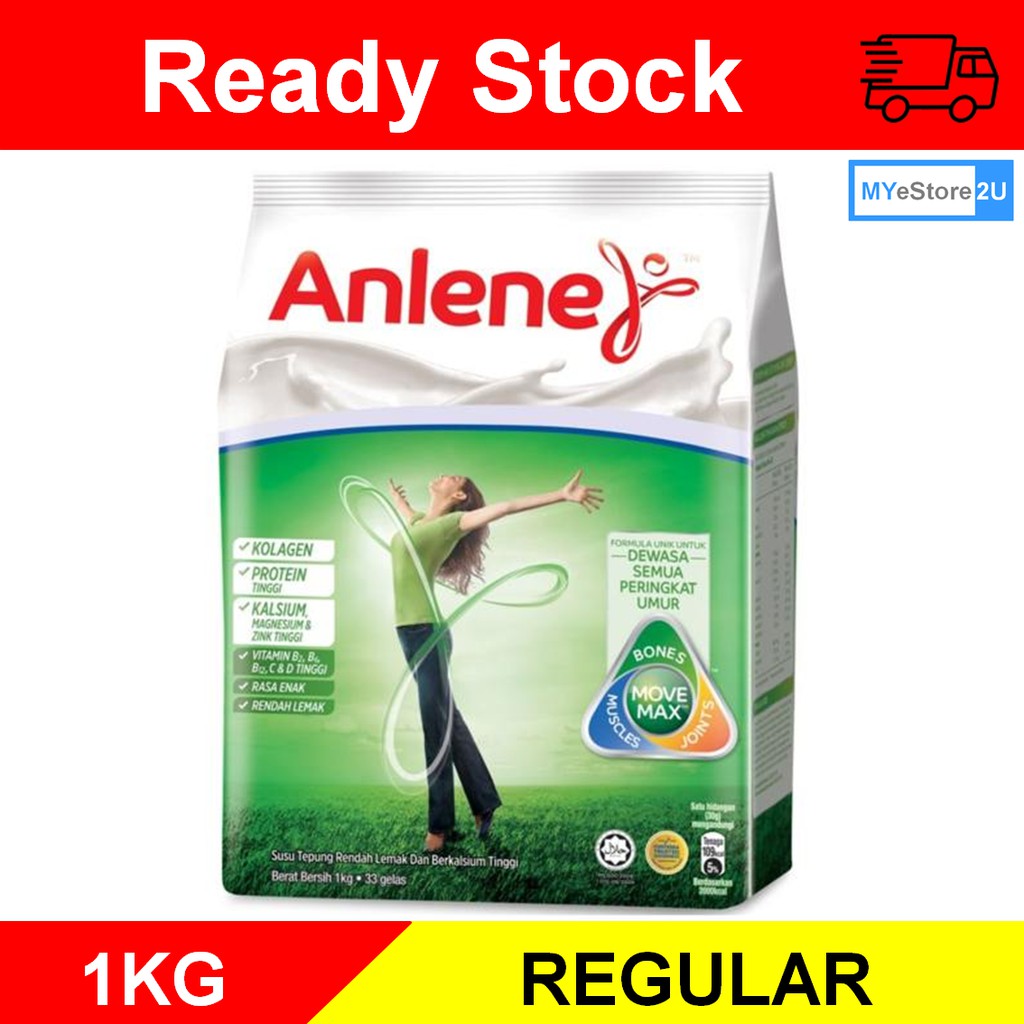 Anlene Regular 1kg (Milk Powder. Susu Tepung) | Shopee Malaysia