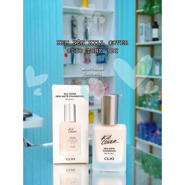Clio KILL COVER NEW MATTE FOUNDATION SPF 20PA + + | Shopee Malaysia