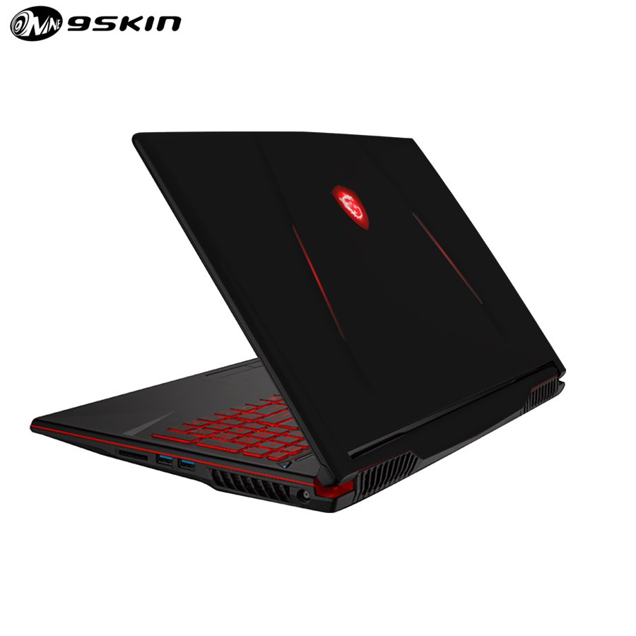 9skin - Premium Skin MSI GL63 8SE RTX2060 3M Black Doff (FRONT ...