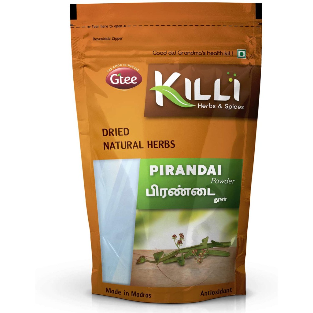 KILLI Pirandai | Hadjod | Veld Grape | Cissus quadrangularis | Nalleru ...