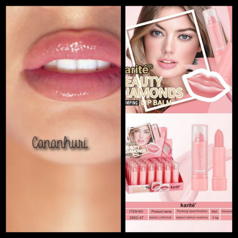 karite beauty diamond plumping lip balm 1 pcs | Shopee Malaysia
