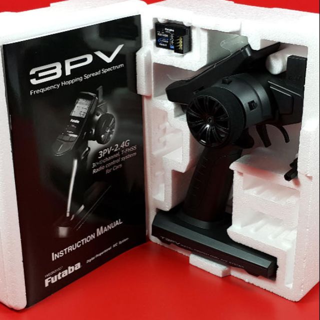 Futaba 3PV 3+1 Channel T-FHSS Computer System Transmitter w/ R203GF or ...