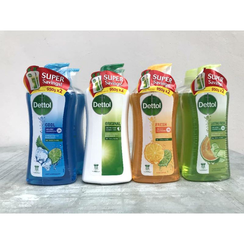 Dettol Antibacterial Body Wash. 950ml X 2 Bottles Twin Pack | Shopee Malaysia