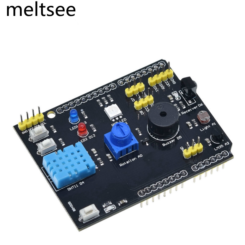 DHT11 LM35 Temperature Humidity Sensor Multifunction Expansion Board ...